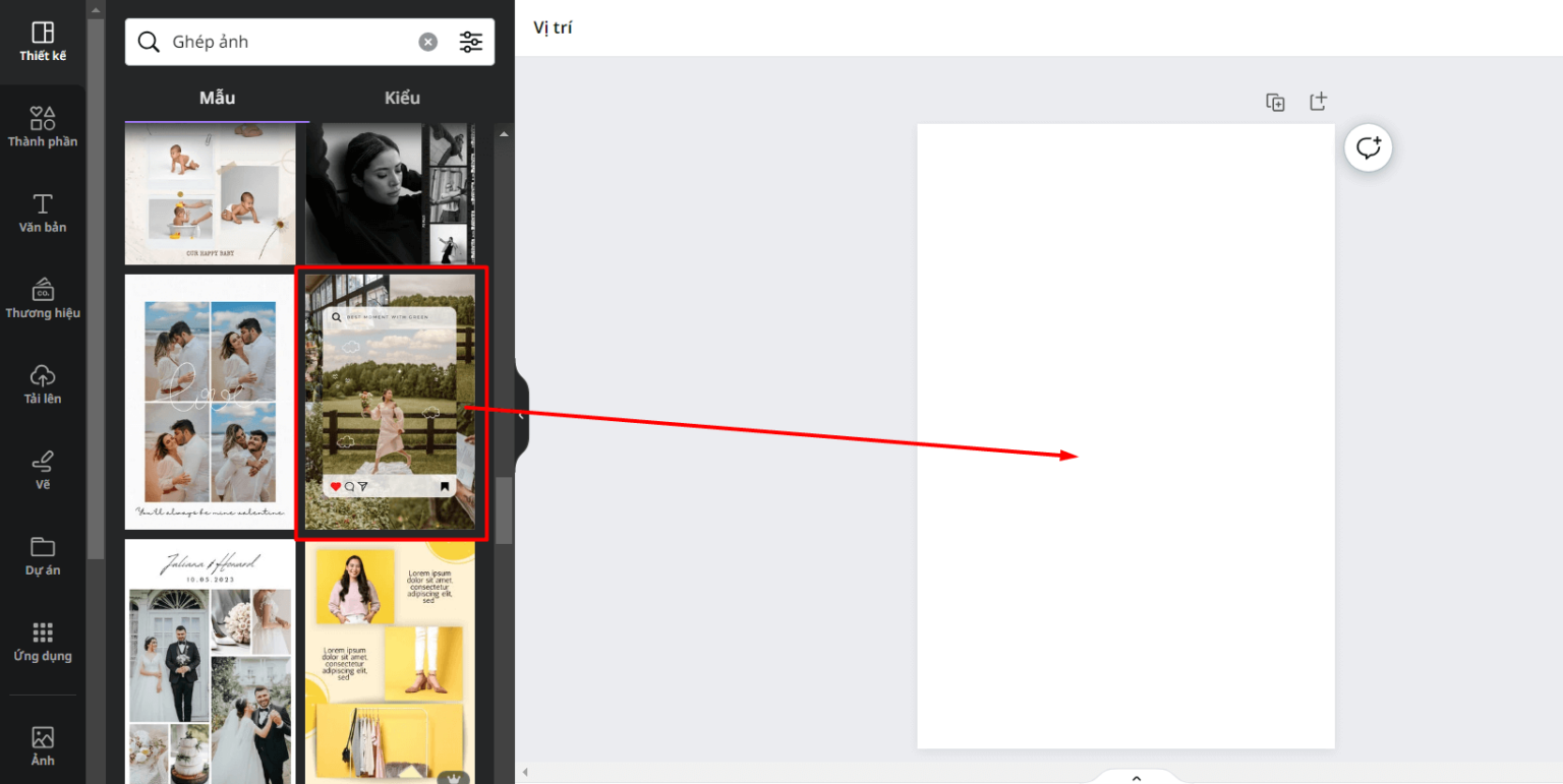 Cách ghép ảnh trên Canva: nhanh và đơn giản đến không ngờ